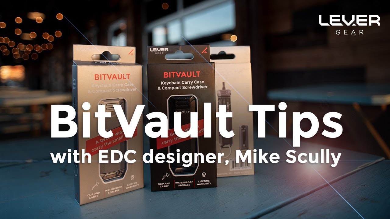 The Bitvault A Waterproof Multifunction Keychain By Lever Gear